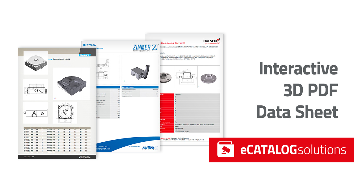 Interactive 3D PDF Data Sheet